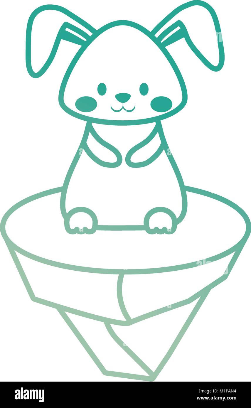 rabbit vector illustration Stock Vector Image & Art - Alamy