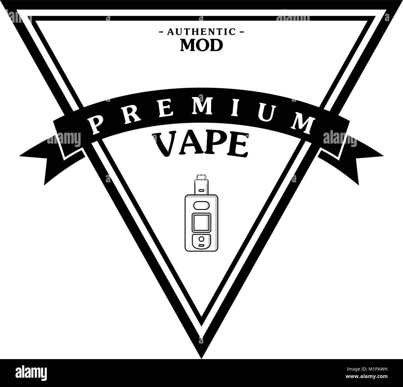 electric cigarette personal vaporizer e-cigarette retro label badge ...