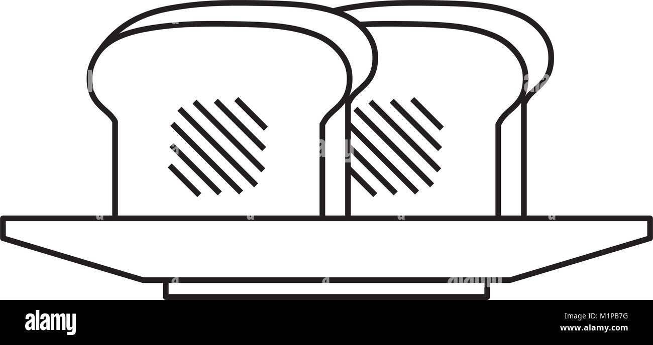 toast vector illustration Stock Vector Image & Art - Alamy