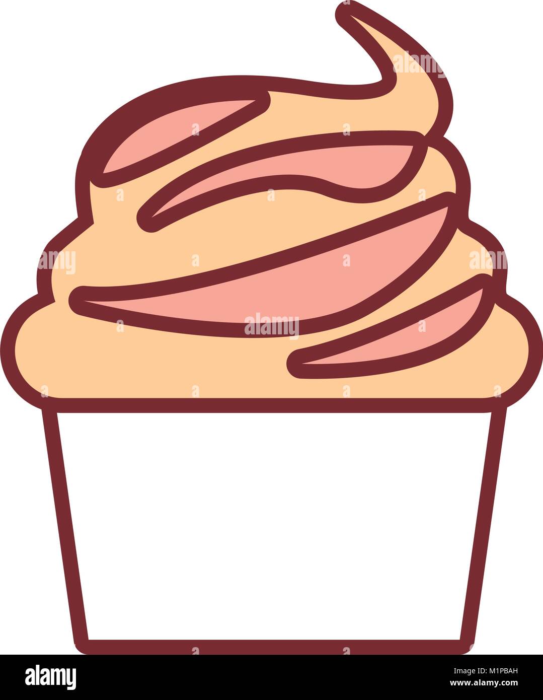 cupcake vector illustration Stock Vector Image & Art - Alamy
