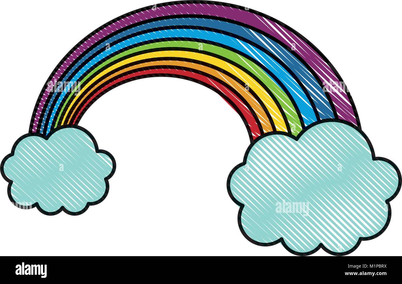rainbow vector illustration Stock Vector Image & Art - Alamy