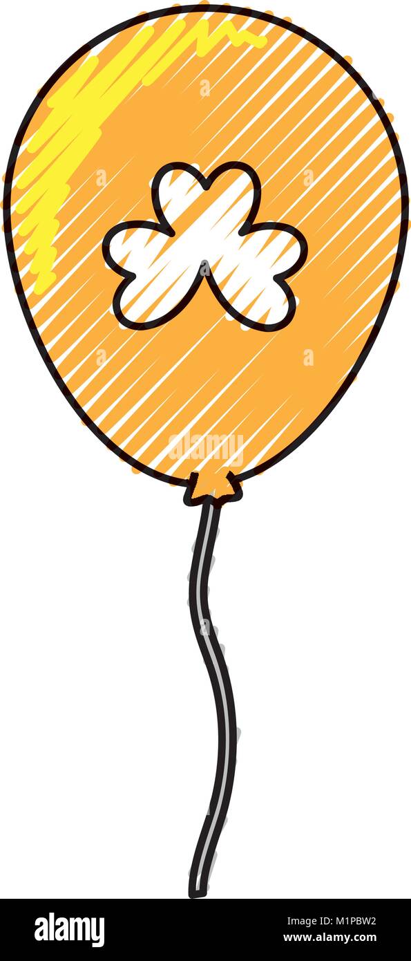 Golden inflatable balloon in Stock Vector Images - Alamy