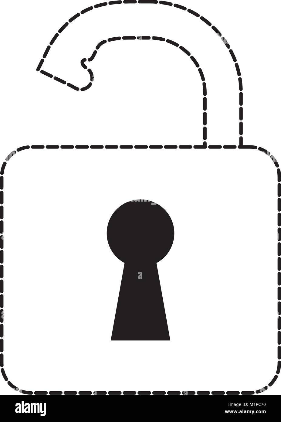 opened padlock icon image Stock Vector Image & Art - Alamy