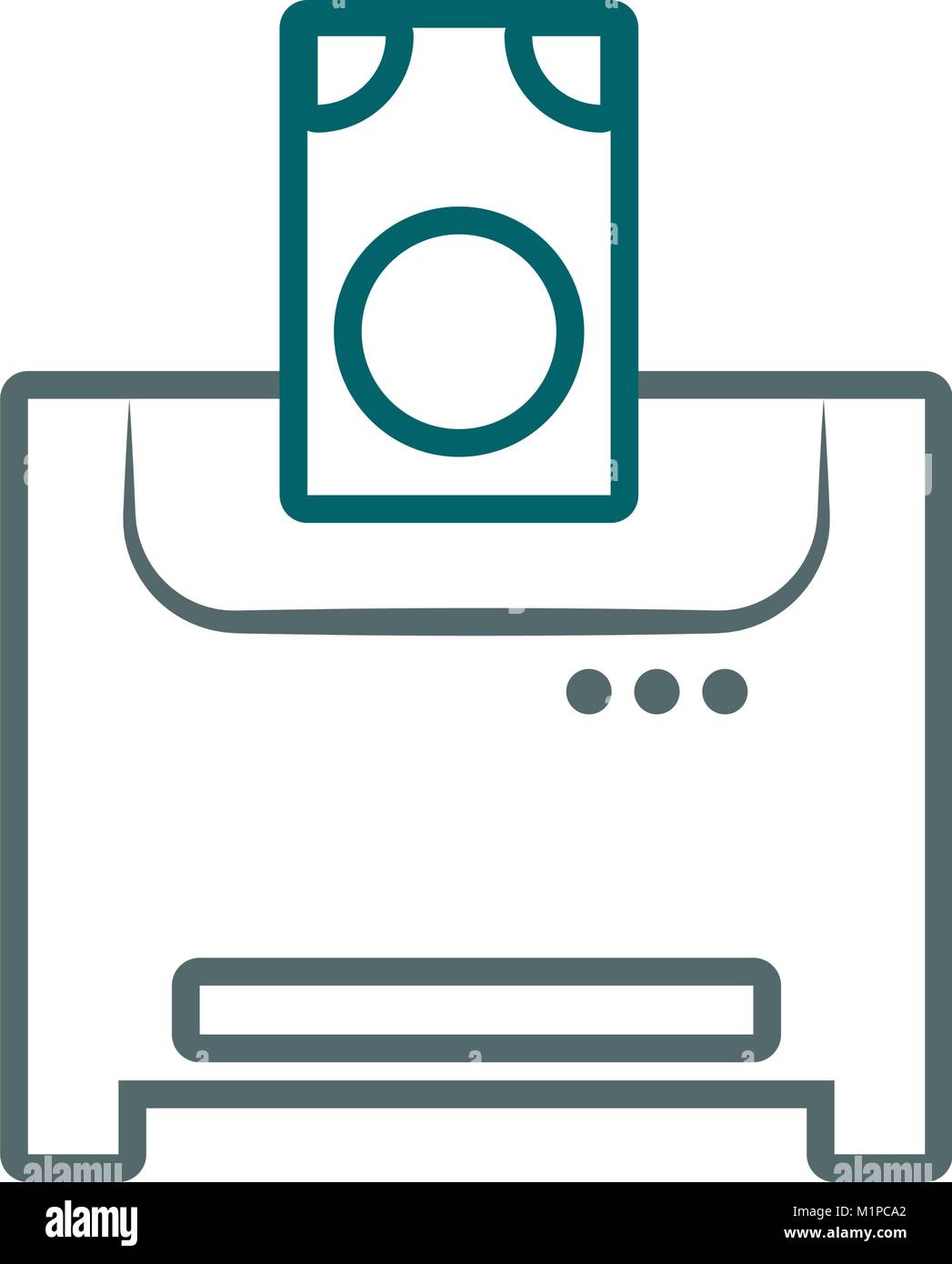 Atm machine icon Stock Vector Images - Alamy