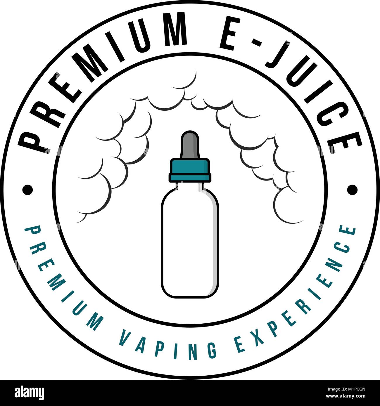 personal vaporizer e-cigarette e-juice liquid vector art Stock Vector ...