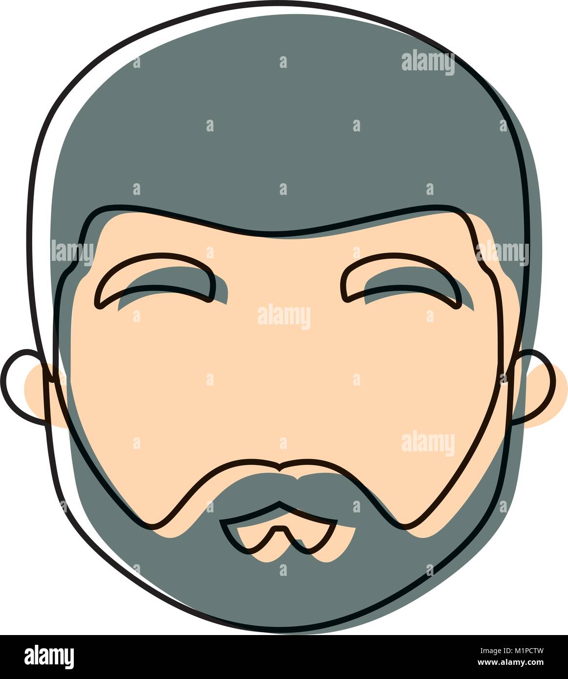 avatar man with beard icon Stock Vector Image & Art - Alamy