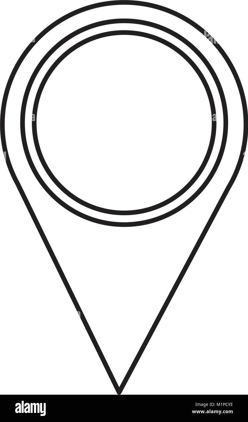 gps pin icon image Stock Vector Image & Art - Alamy