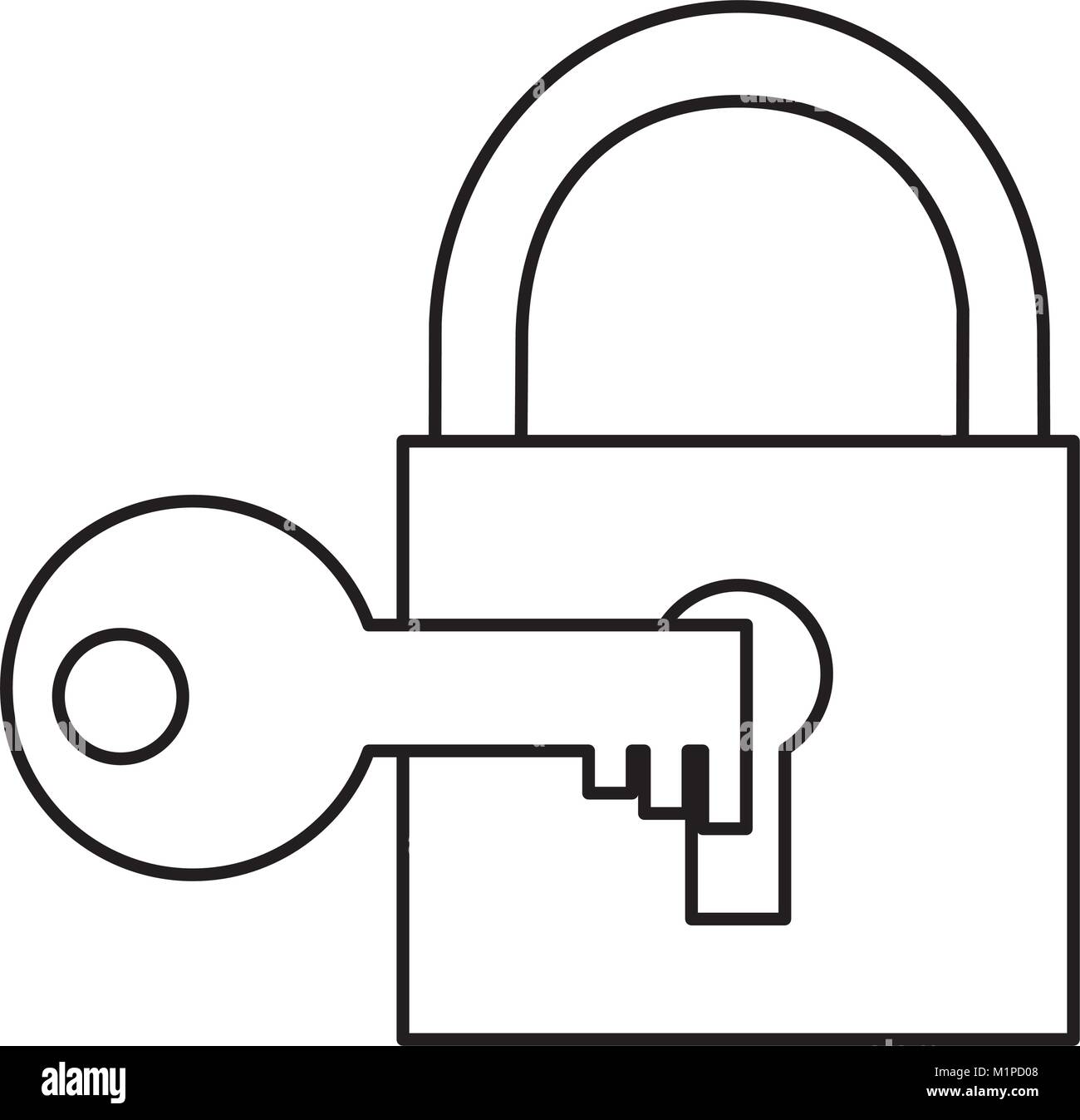 safety lock icon image Stock Vector Image & Art - Alamy