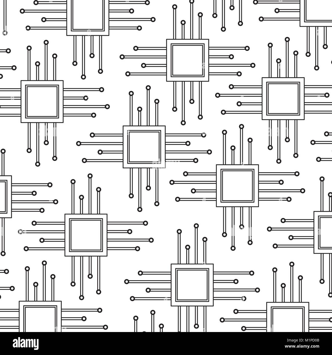 Cpu image Black and White Stock Photos & Images - Alamy