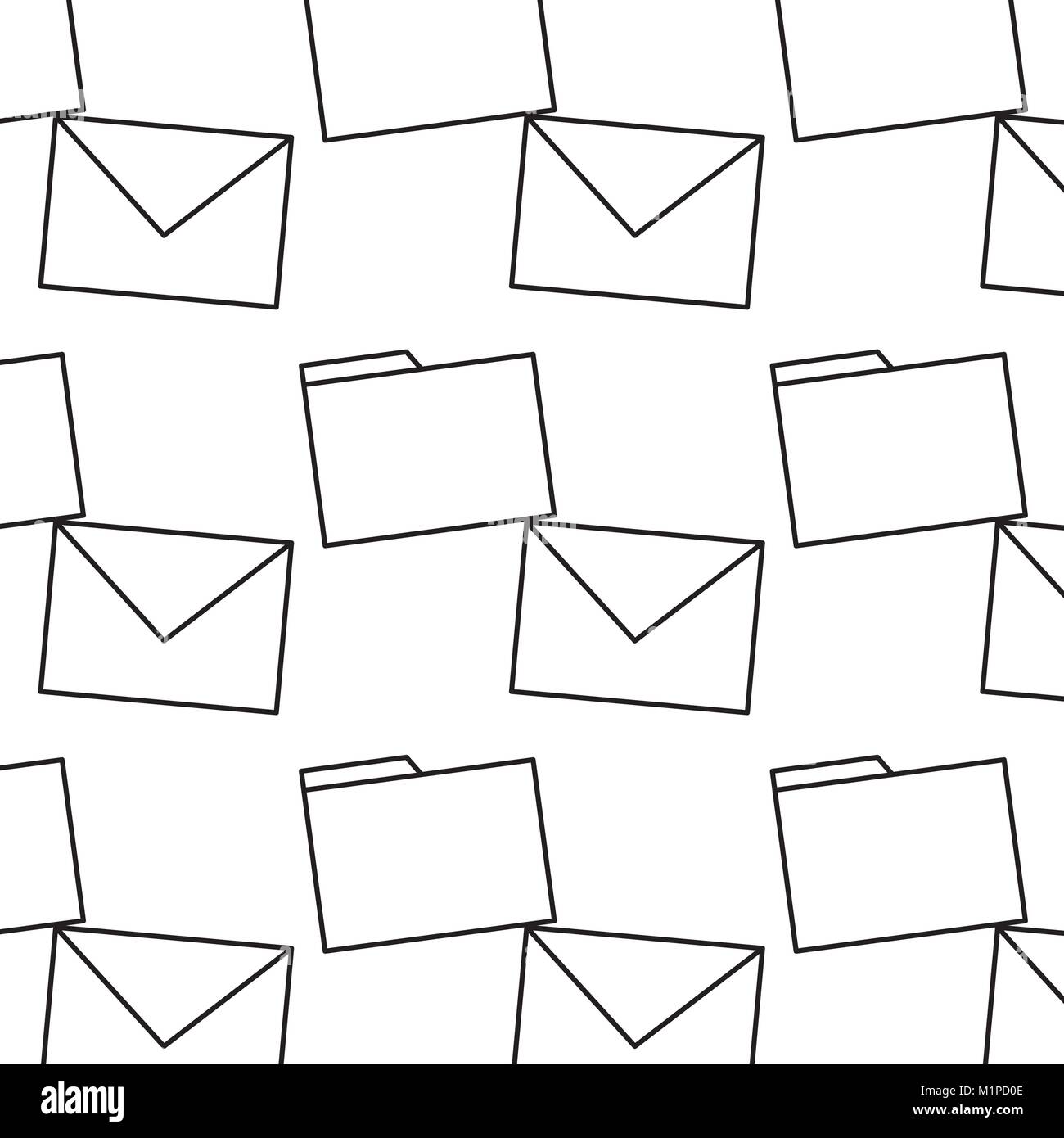 message envelope file folder icon image Stock Vector Image & Art - Alamy