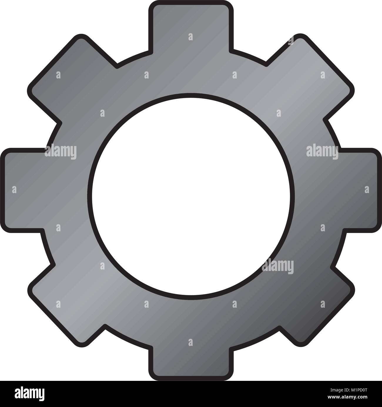 single gear icon image Stock Vector Image & Art - Alamy