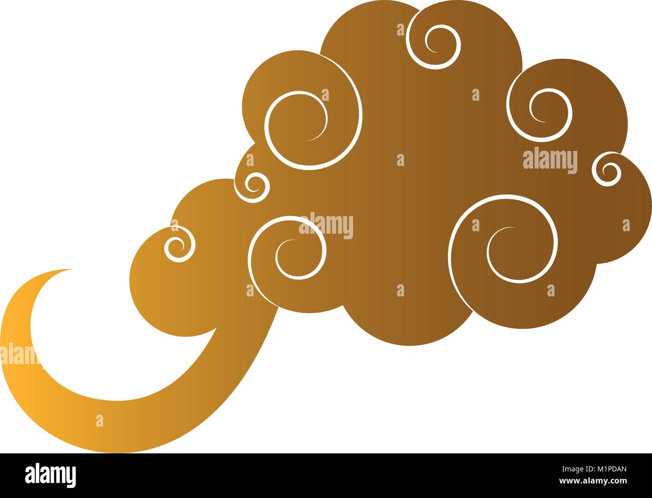 Asian cloud icon Stock Vector Image & Art - Alamy
