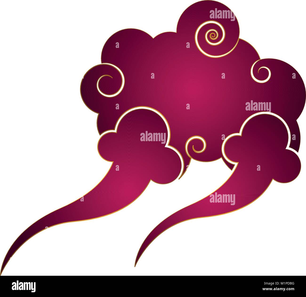 Asian cloud icon Stock Vector Image & Art - Alamy