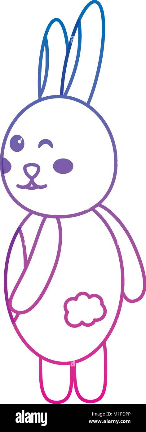 rabbit or bunny wink icon image icon image Stock Vector Image & Art - Alamy