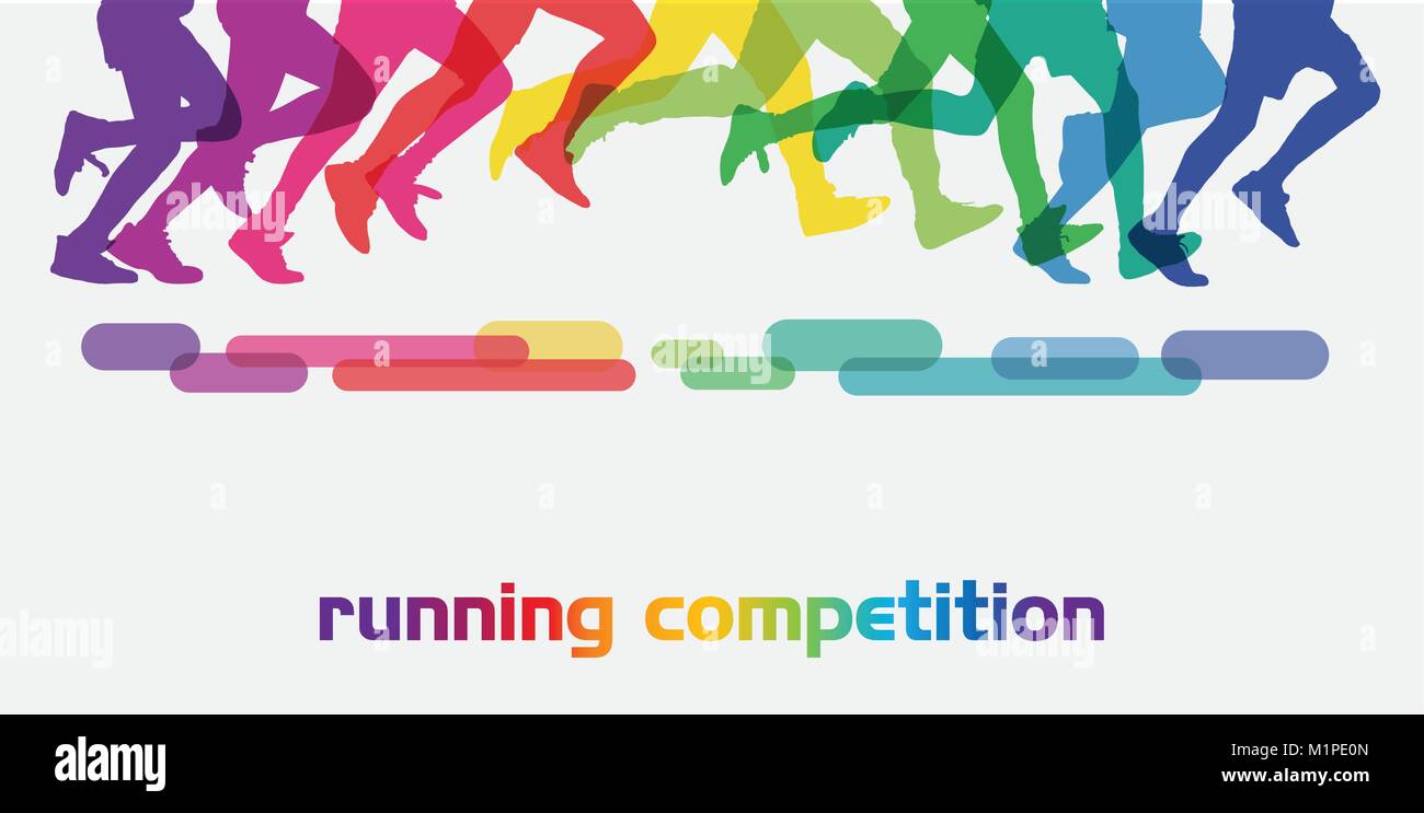 Yellow running man Stock Vector Images - Alamy