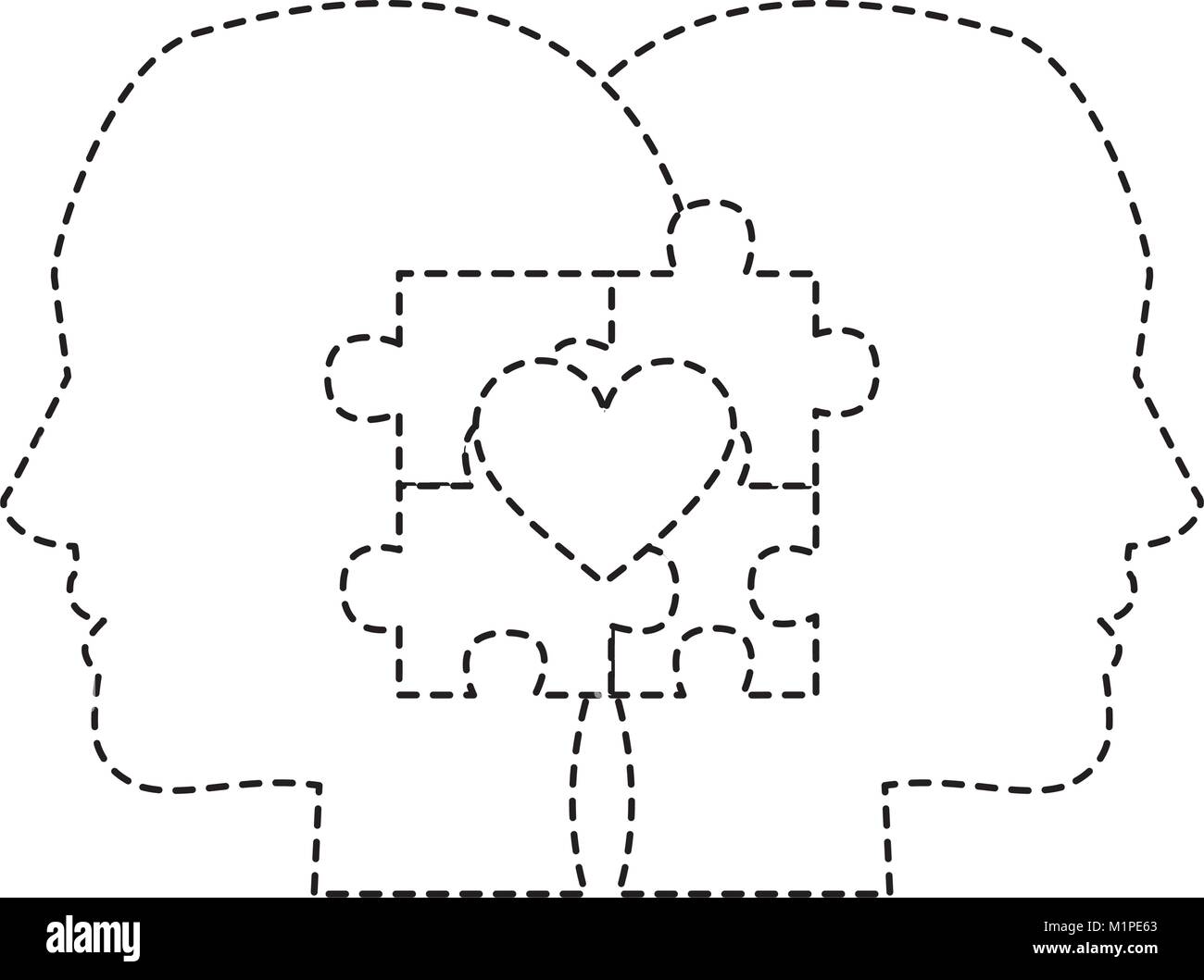 Group people love heart Black and White Stock Photos & Images - Alamy