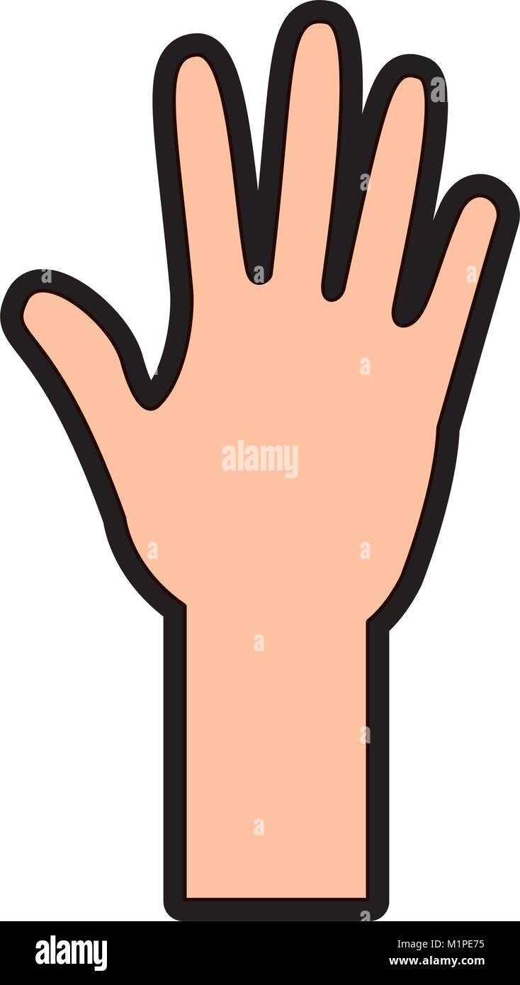 open hand icon image Stock Vector Image & Art - Alamy