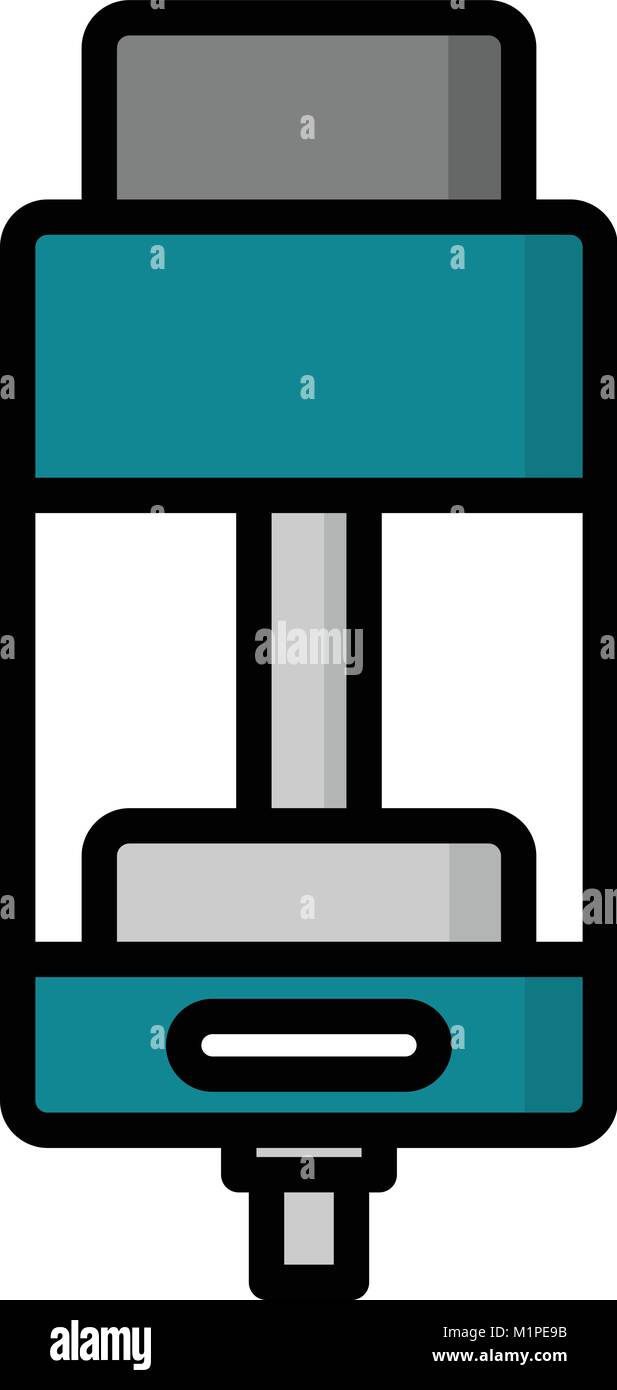 personal vaporizer e-cigarette atomizer tank clearomizer atty vector ...