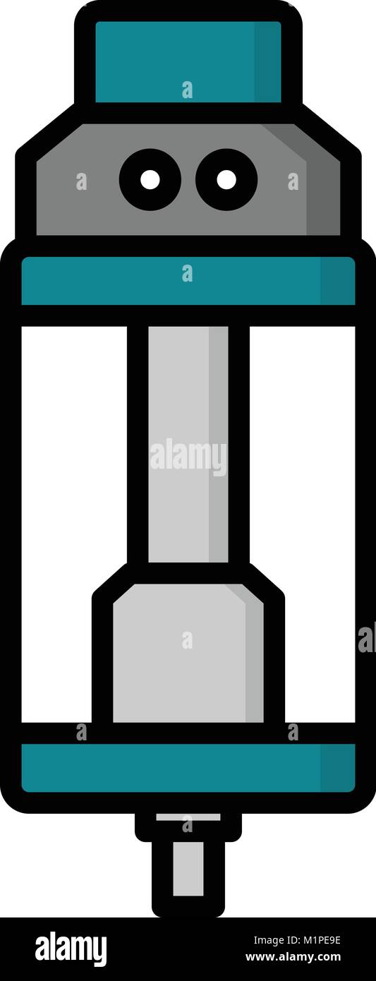 personal vaporizer e-cigarette atomizer tank clearomizer atty vector ...