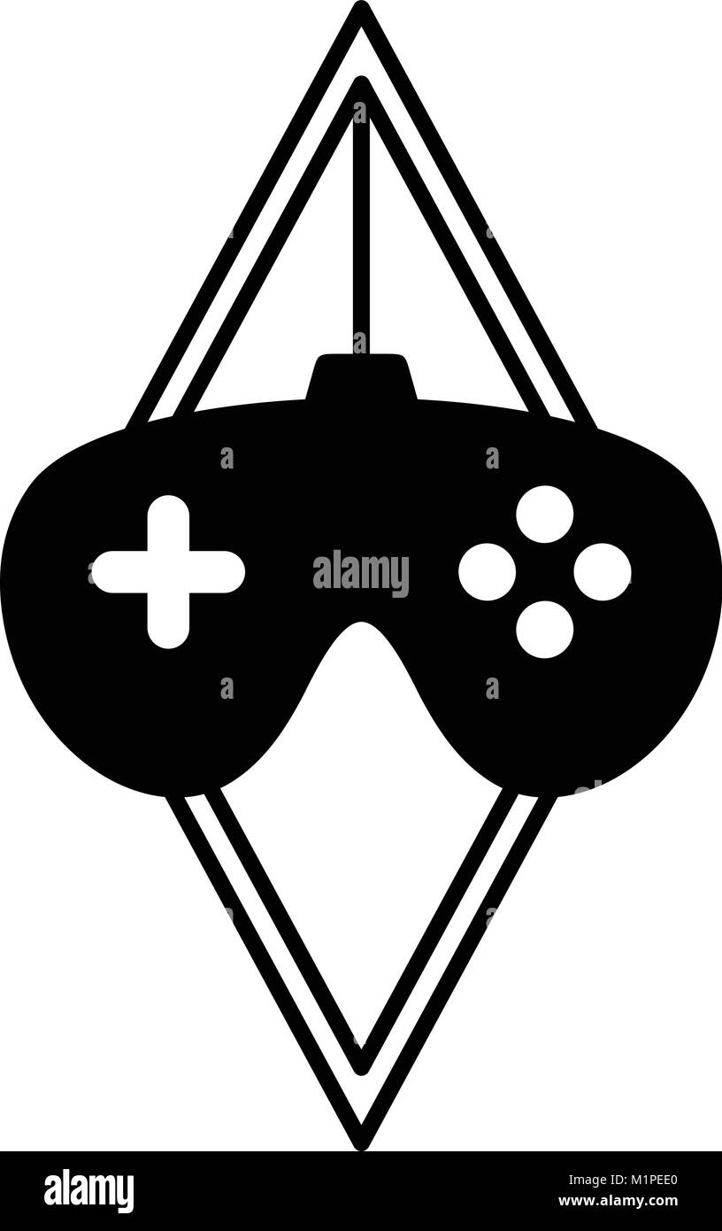 video game console joystick theme logo template vector Stock Vector ...