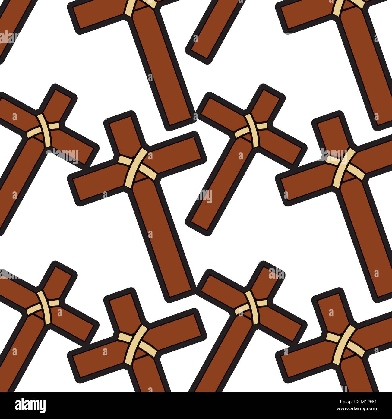 christian catholic paraphernalia pattern image Stock Vector Image & Art ...