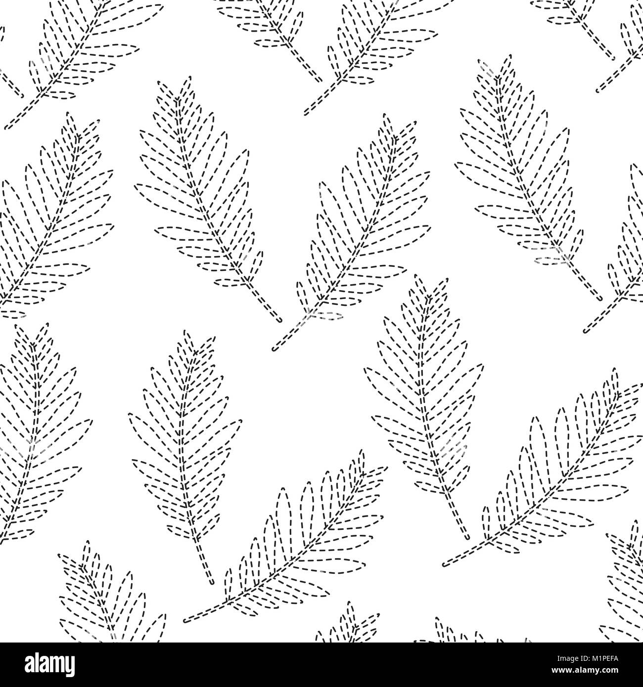 plant leaf pattern image Stock Vector Image & Art - Alamy