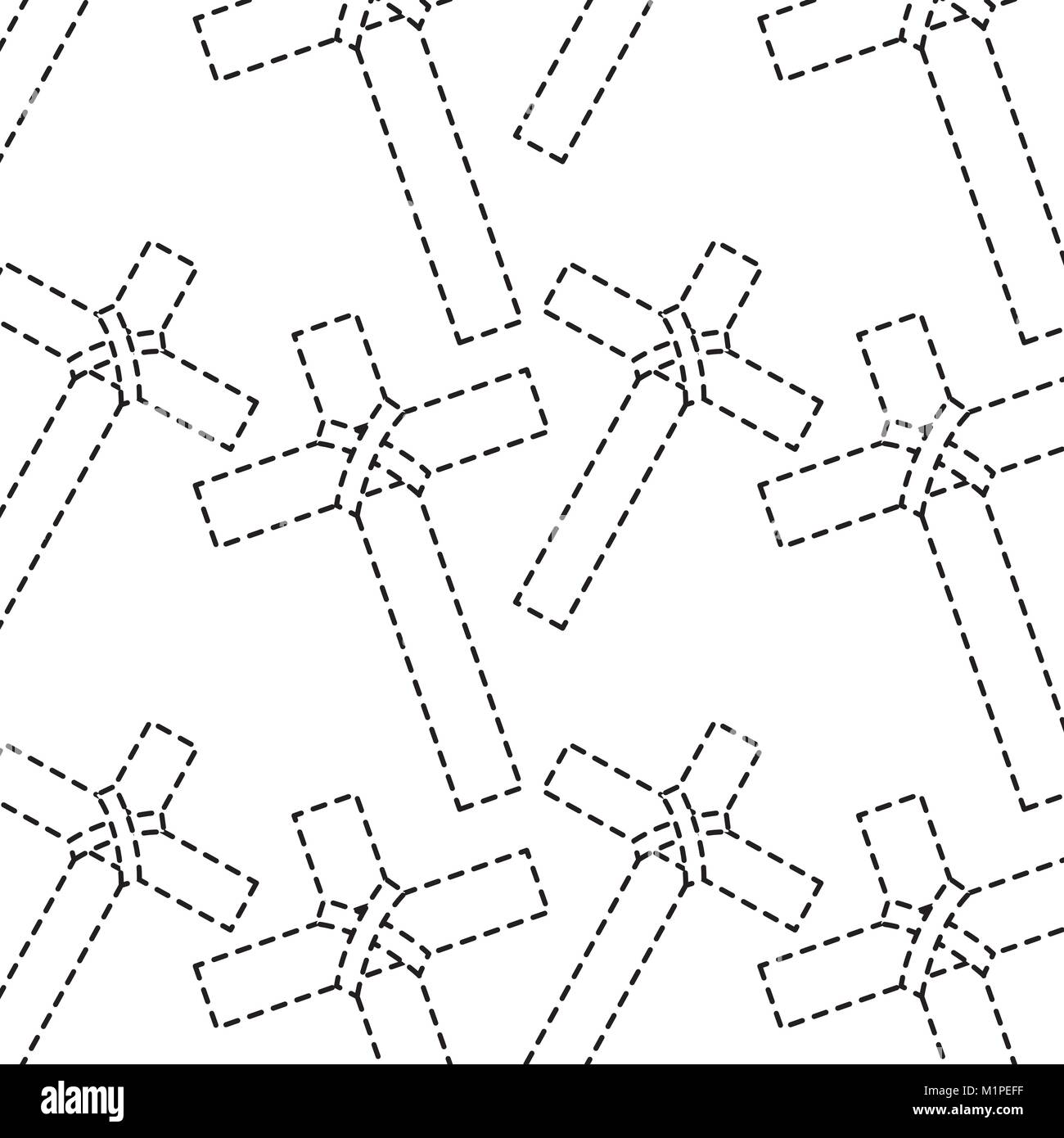 christian catholic paraphernalia pattern image Stock Vector Image & Art ...