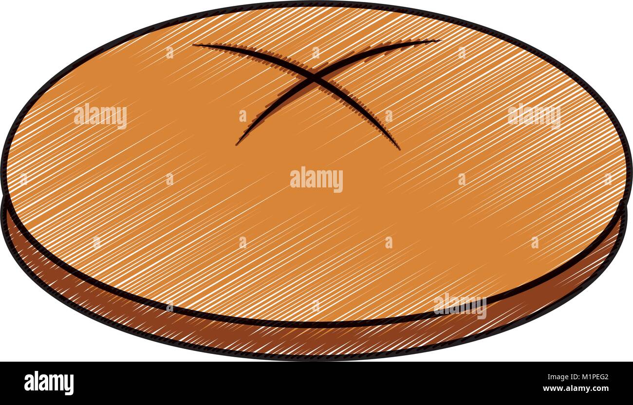 round bread icon image Stock Vector Image & Art - Alamy