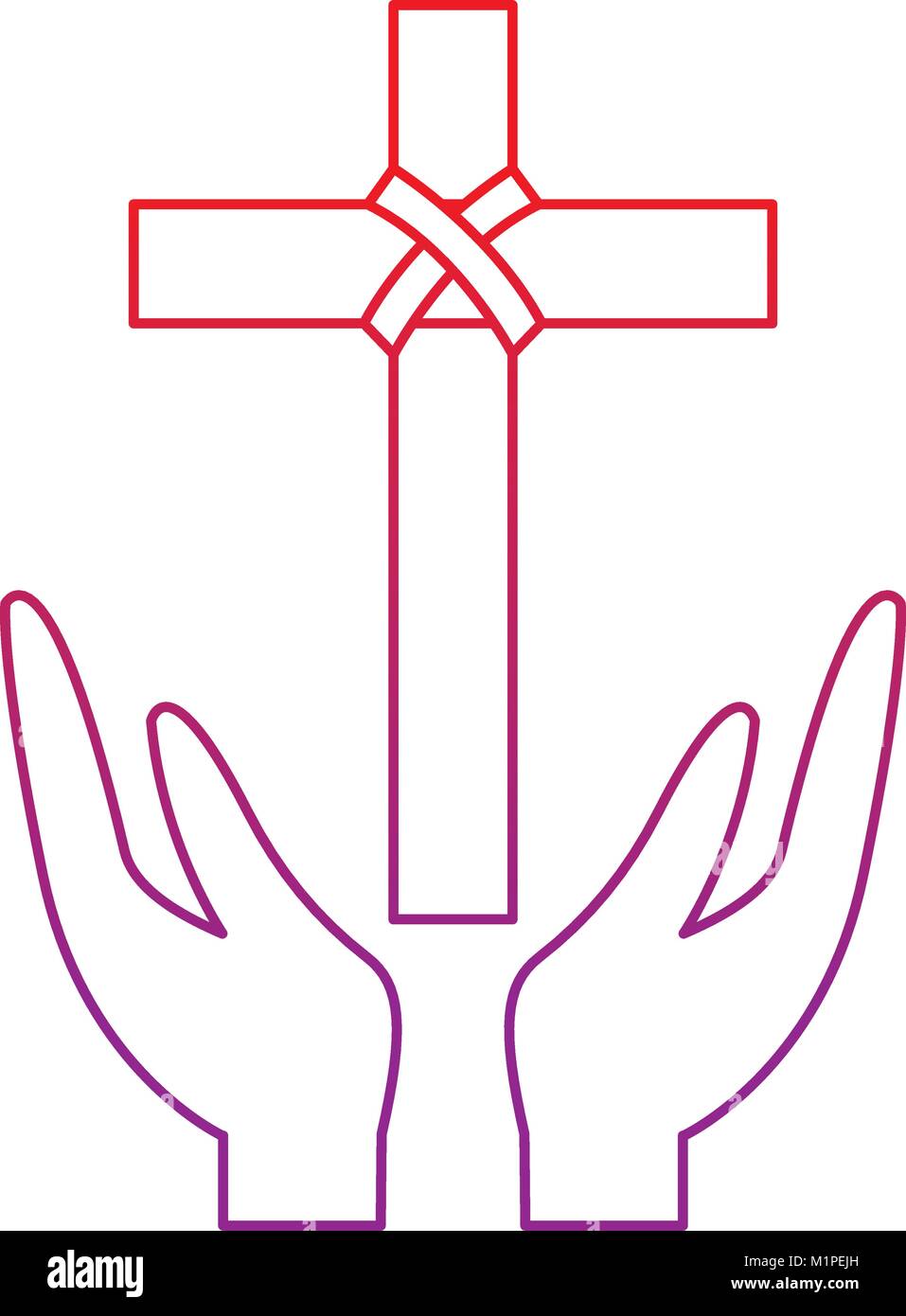 christian catholic paraphernalia icon image Stock Vector Image & Art ...