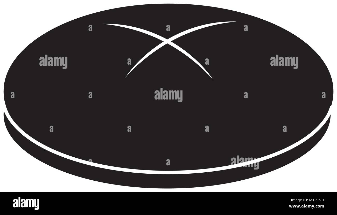 round bread icon image Stock Vector Image & Art - Alamy