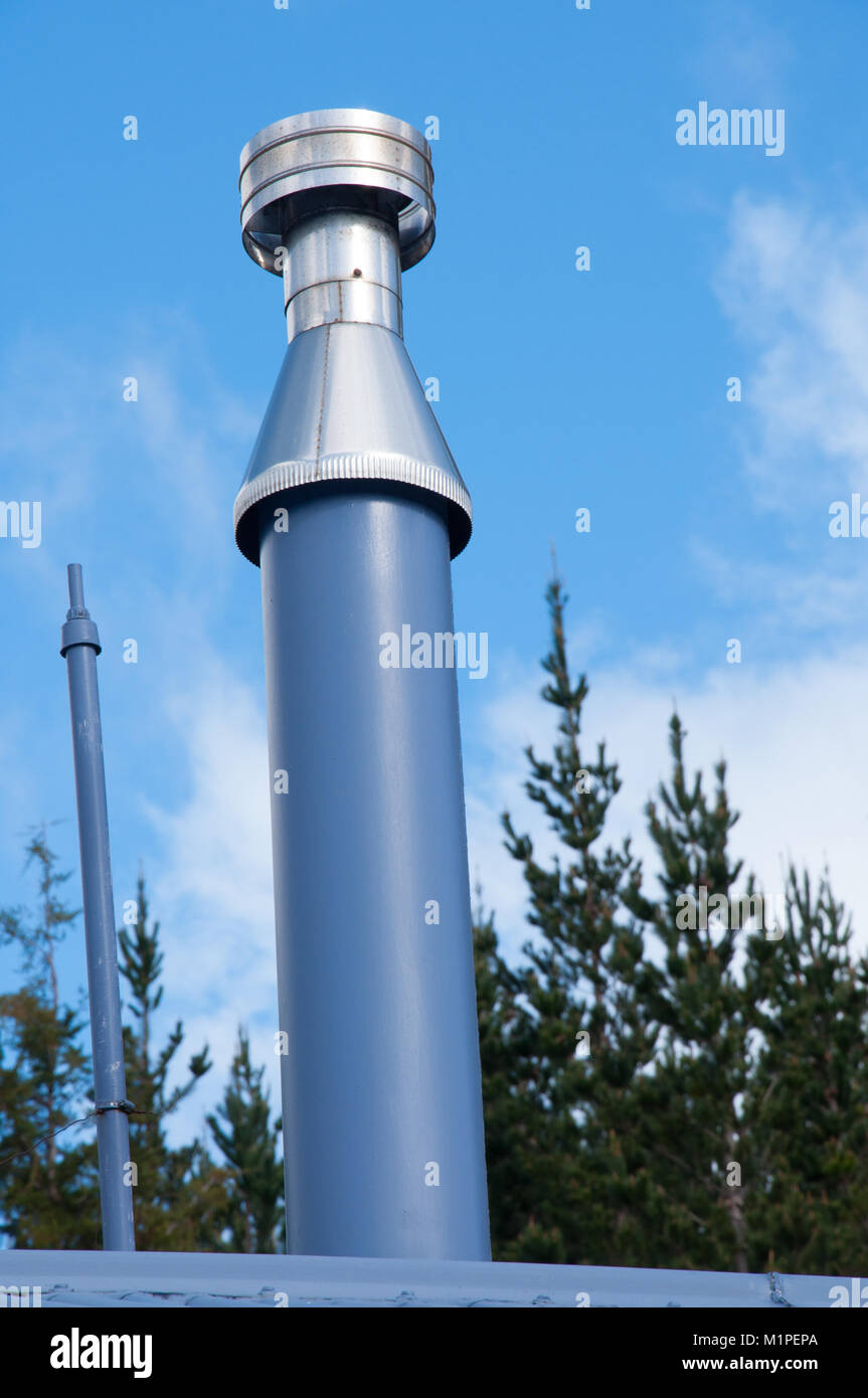 Metal chimney hi-res stock photography and images - Alamy