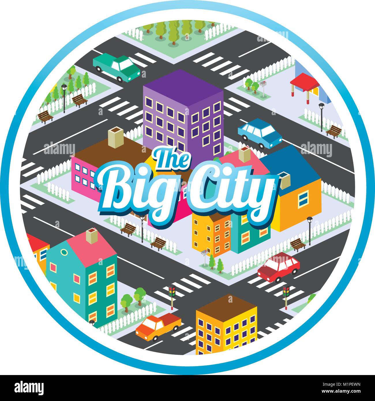 Big block car Stock Vector Images - Alamy