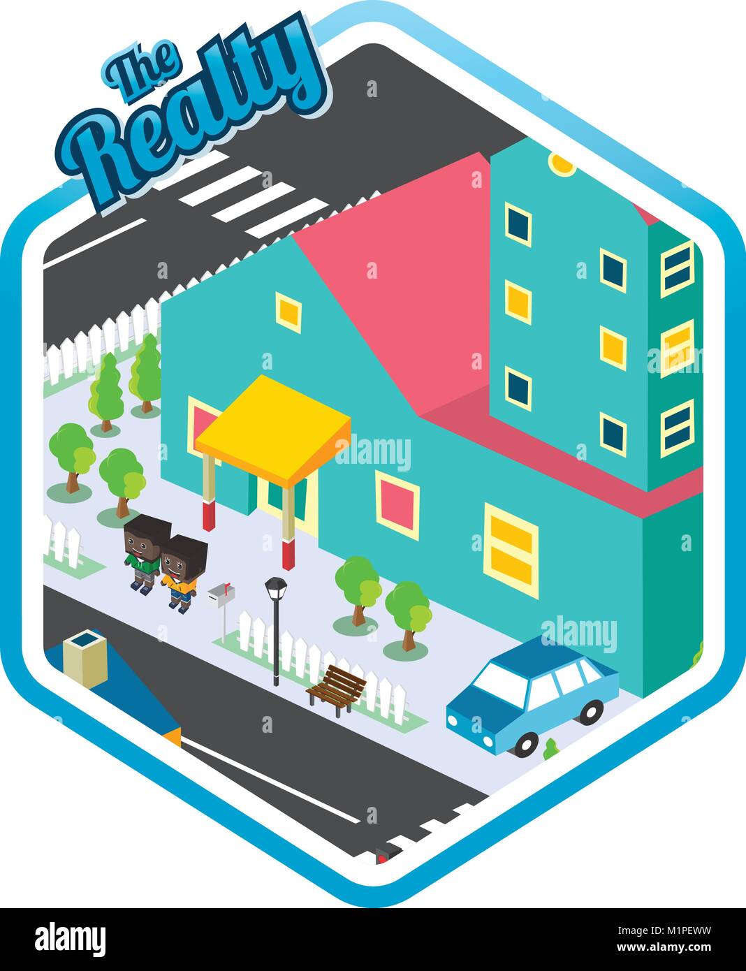 Big block car Stock Vector Images - Alamy