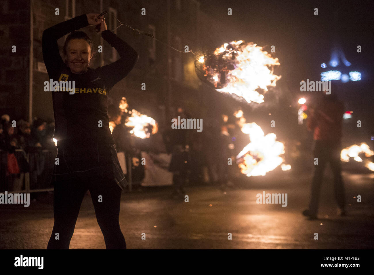Stonehaven brings in 2018 with fireballs display in Scotland as the ...