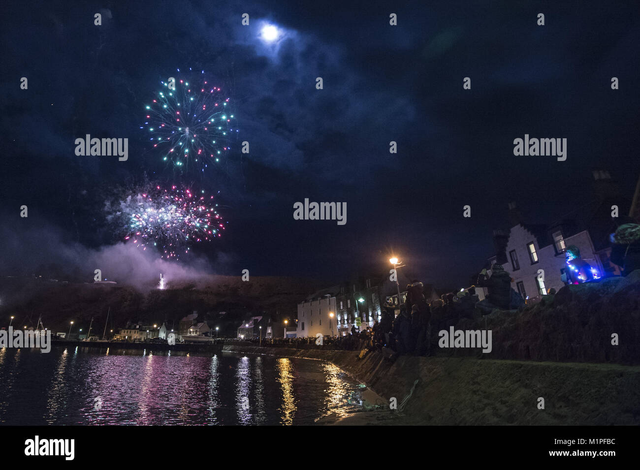 Stonehaven brings in 2018 with fireballs display in Scotland as the ...