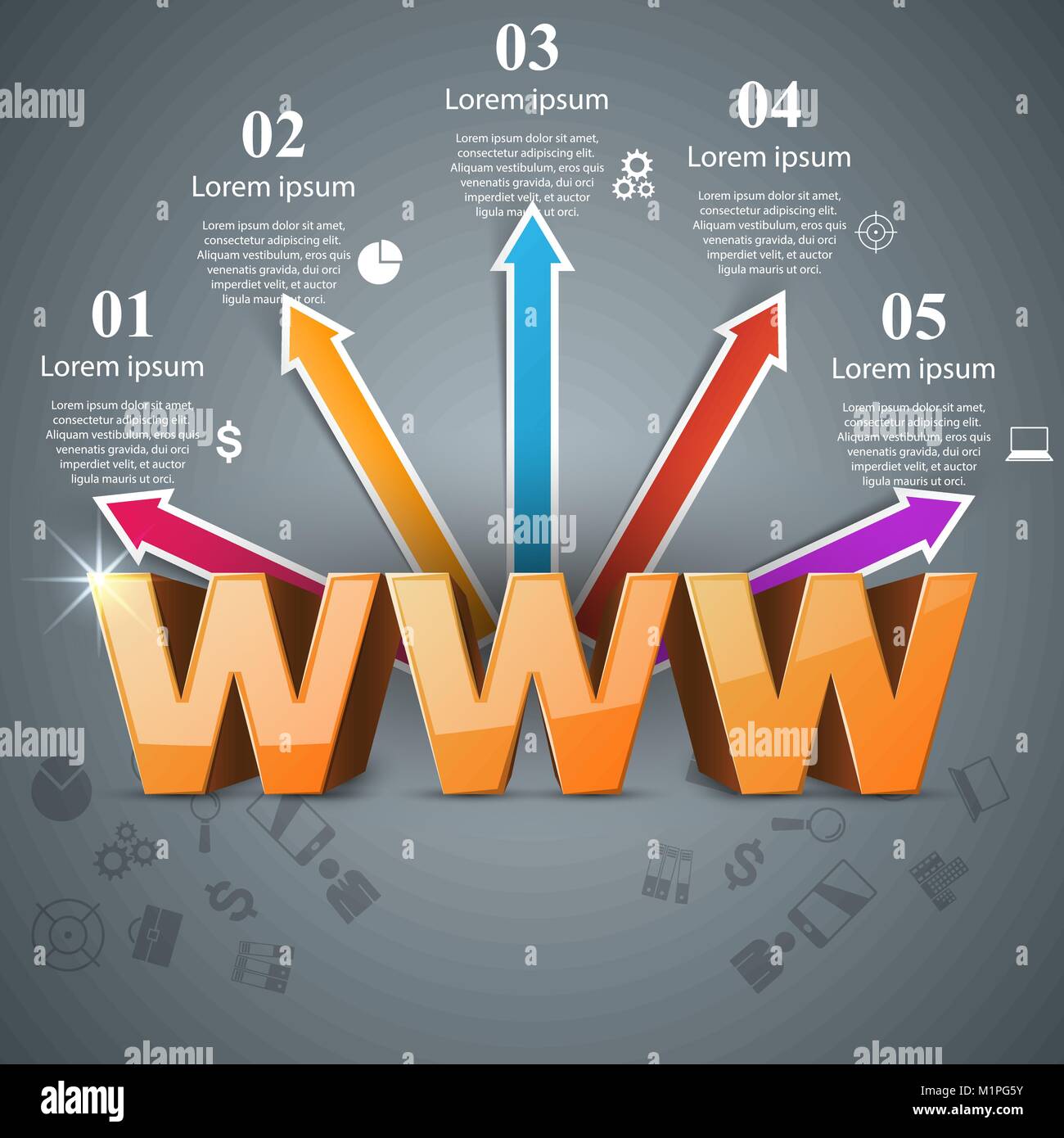 Internet 3d abstract icon Stock Vector Image & Art - Alamy