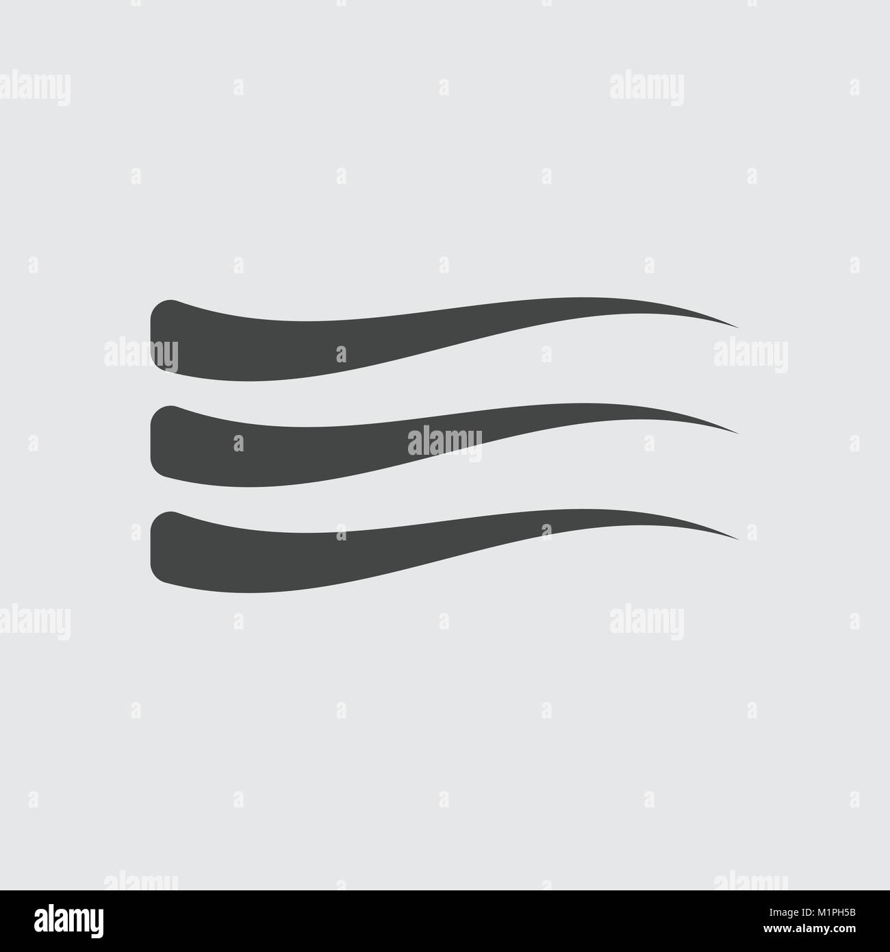 Wave Icon vector flat Stock Vector Image & Art - Alamy