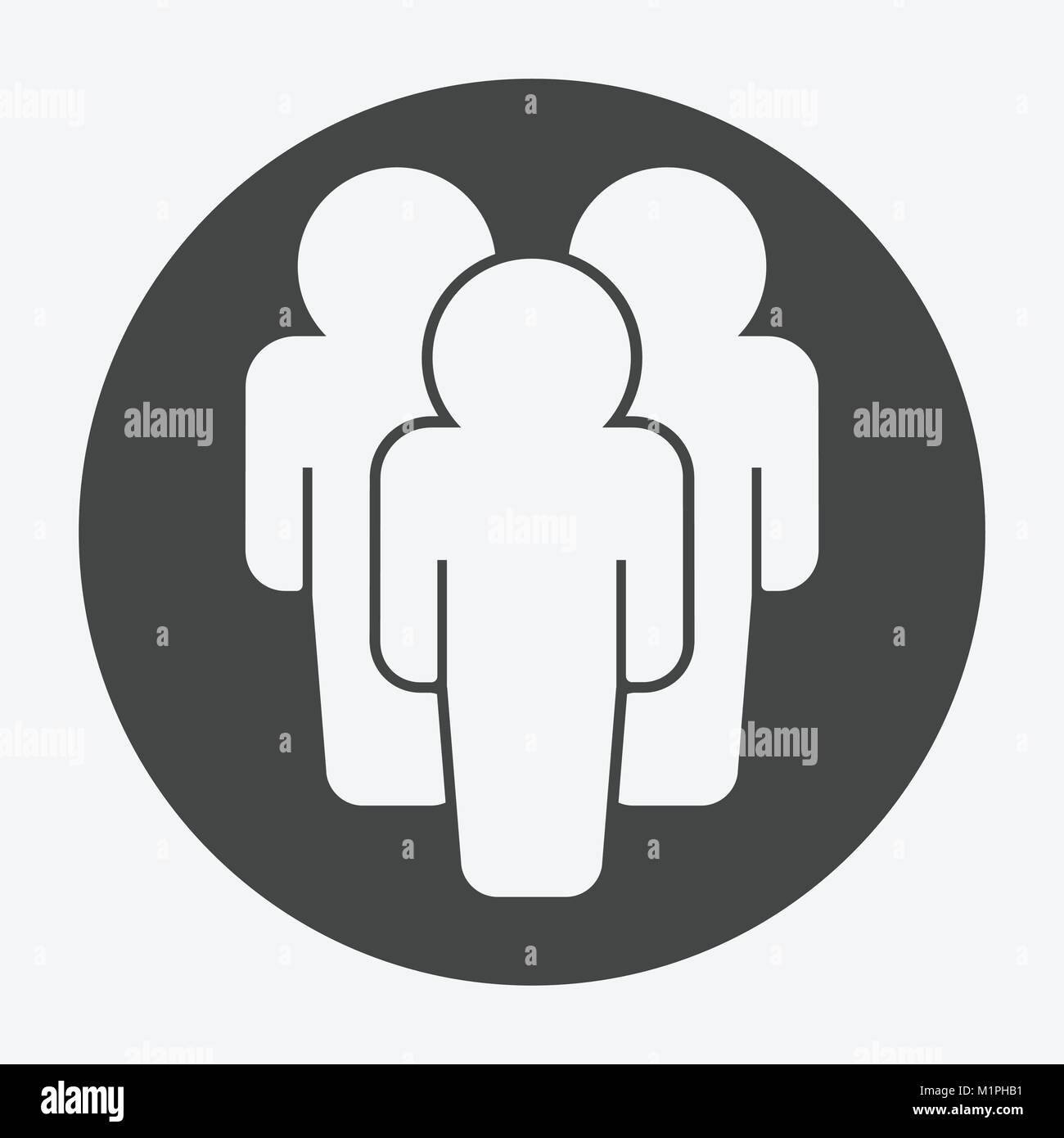 Corporate people icon group of persons hi-res stock photography and ...