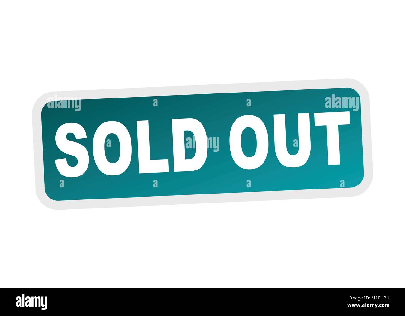 Sold out. Flat vector illustration Stock Vector Image & Art - Alamy