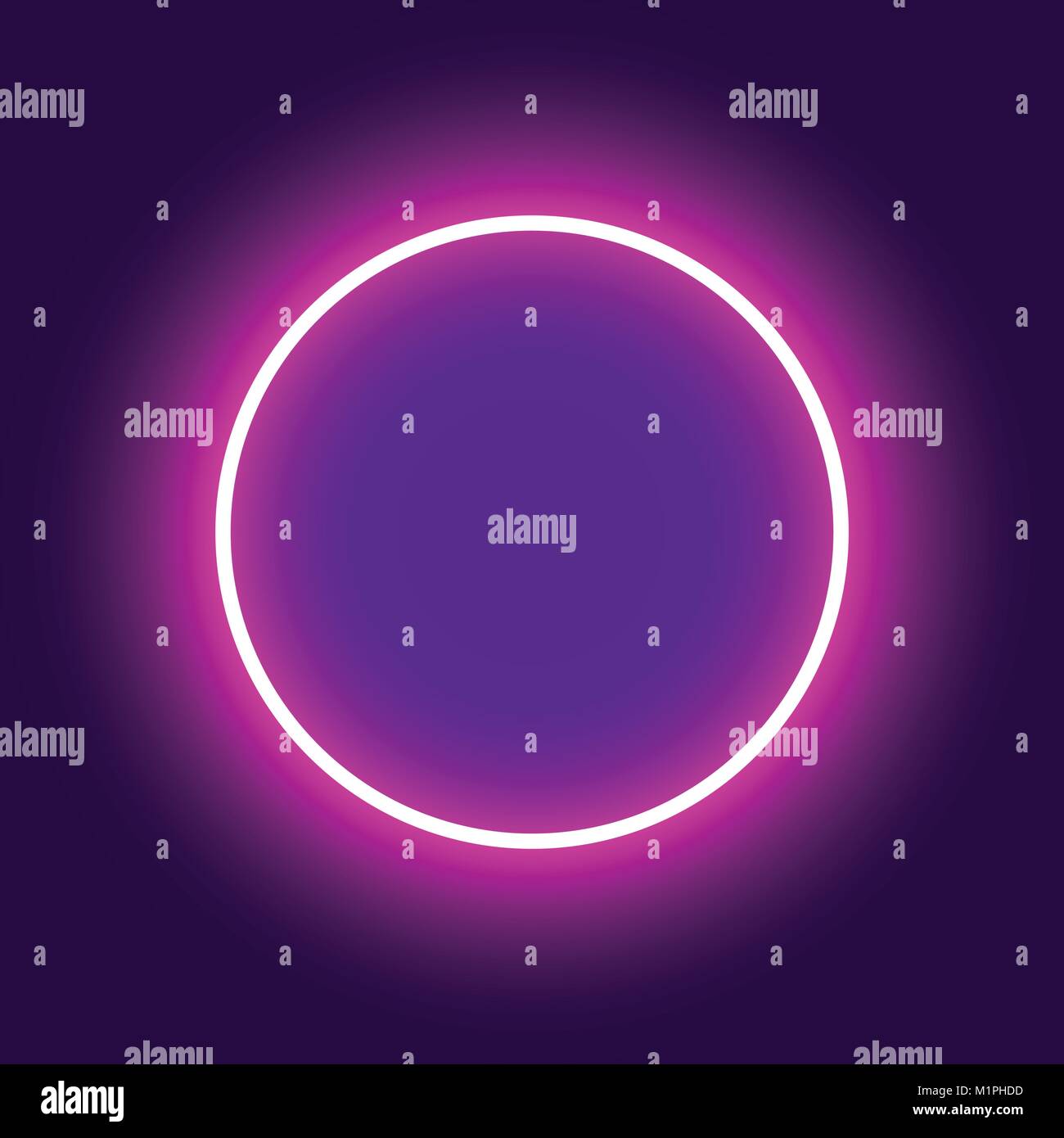 Abstract background. Neon round. Vector illustration Stock Vector Image ...