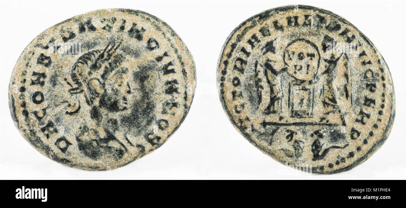 Roman coin constantine hi-res stock photography and images - Alamy