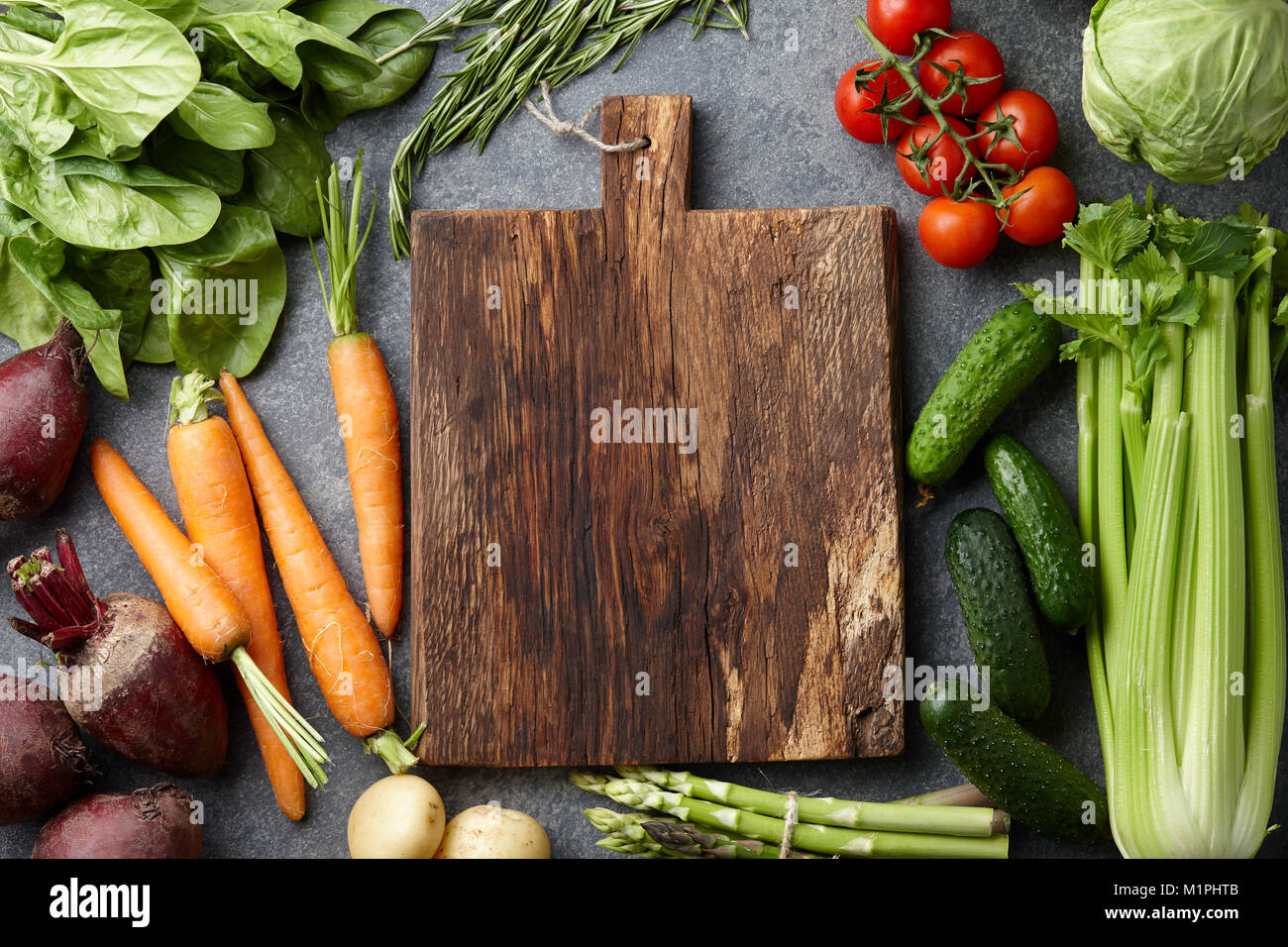 Spring vegetables cooking set Stock Photo - Alamy
