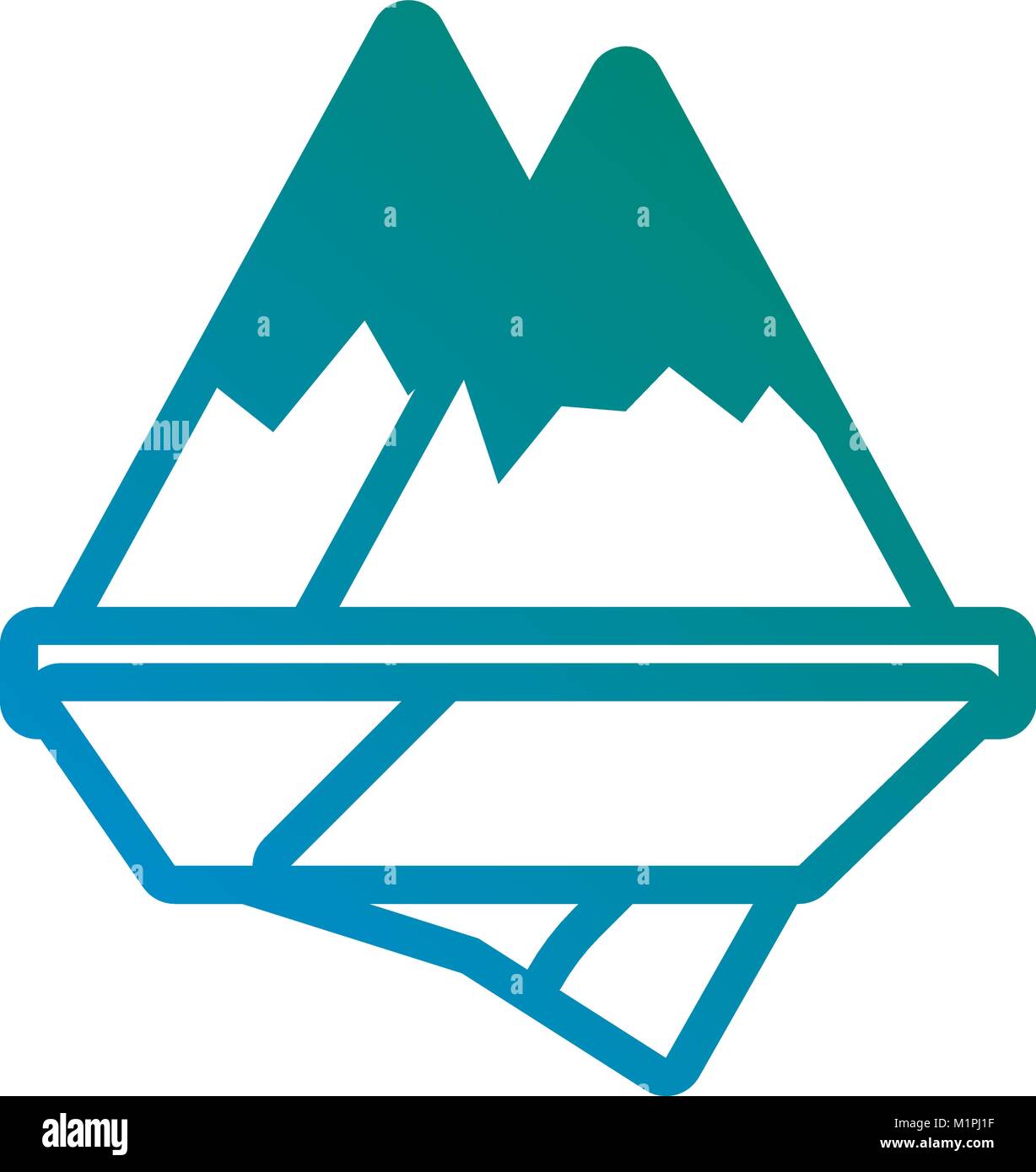 Hiking swiss alps Stock Vector Images - Alamy