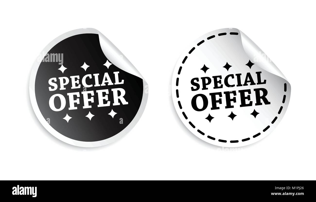 Offer sticker hi-res stock photography and images - Alamy