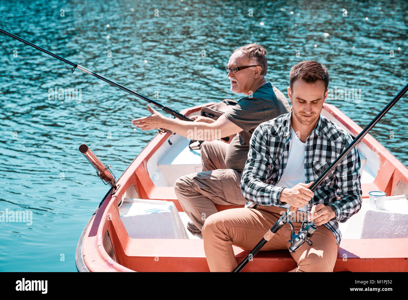 Fishery fly fishing water man hi-res stock photography and images - Alamy