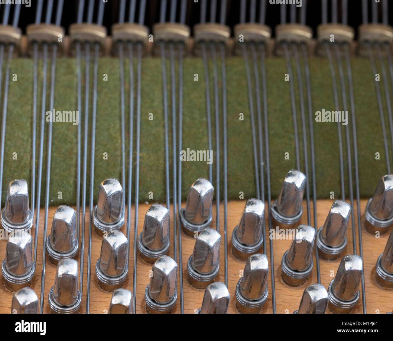 Piano inside mechanical pins hi-res stock photography and images - Alamy