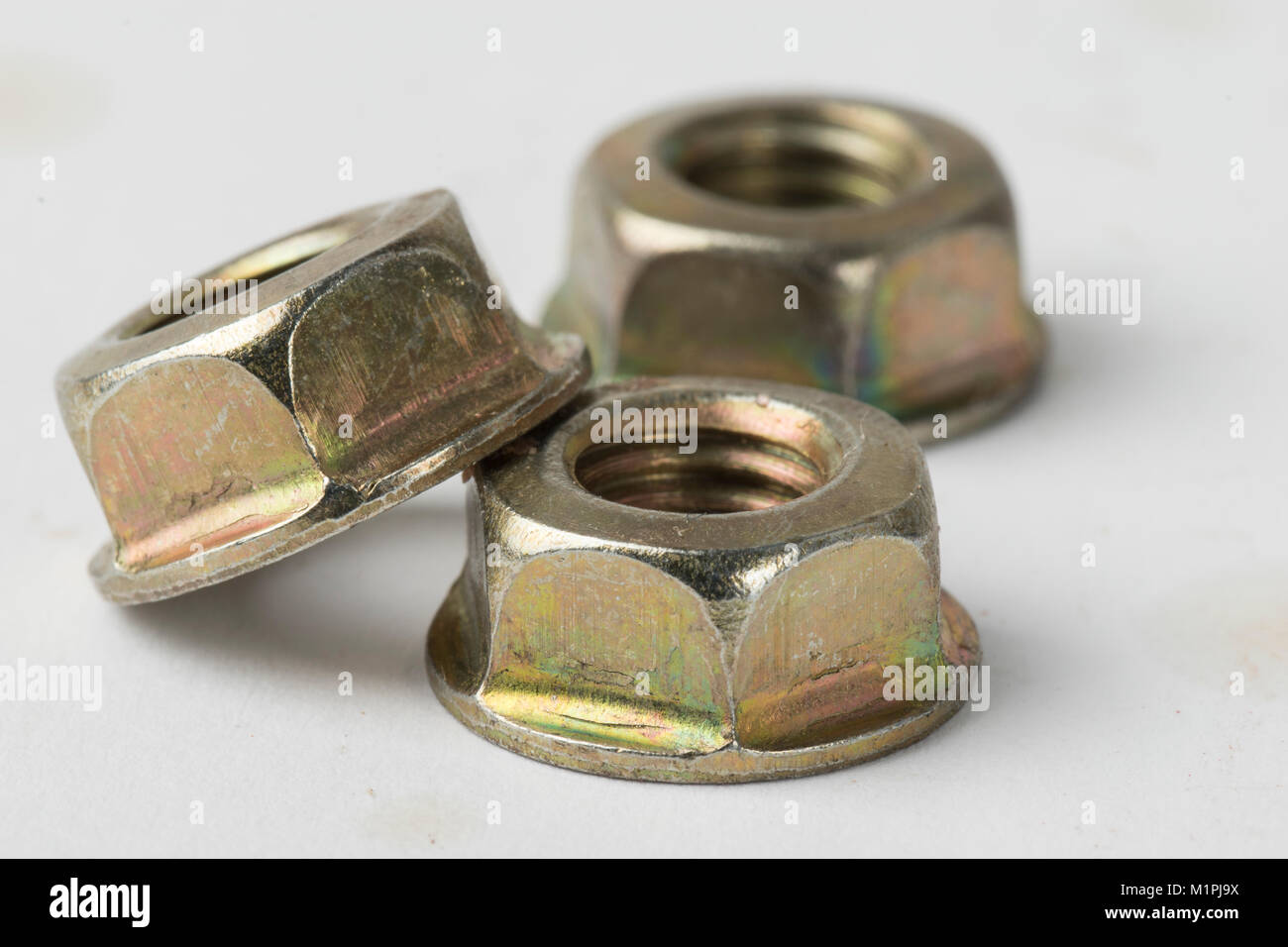 Metal Nuts for engineering Stock Photo - Alamy