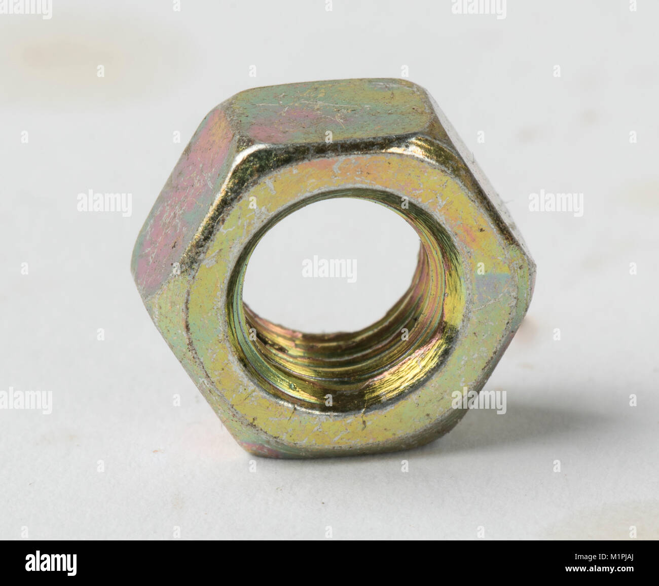 Metal Nuts for engineering Stock Photo - Alamy