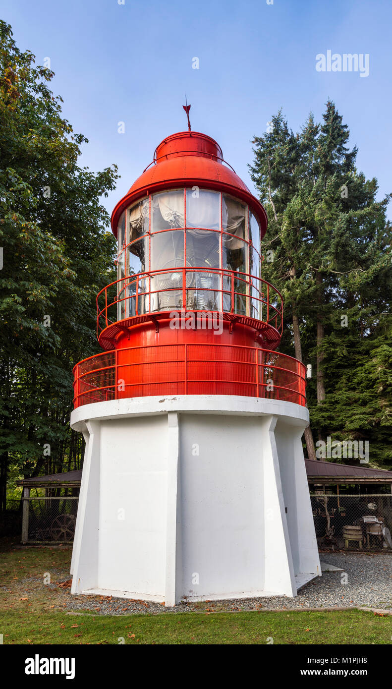 Historic lighthouse in Sooke, Southern Vancouver Island, British ...