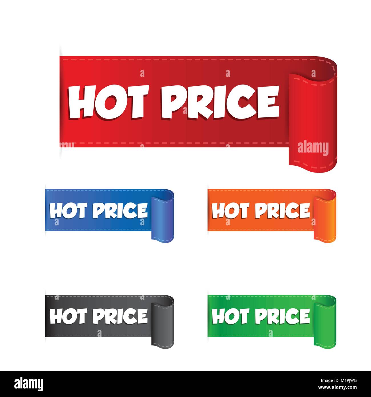 Hot price sticker. Label vector illustration on white background Stock ...